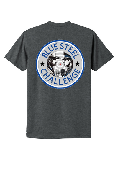 Blue Steel Challenge - Next Level CVC T-Shirt – Homeland Heroes USA